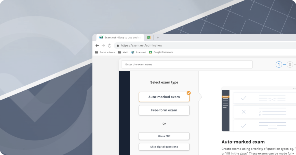 What's new on the Exam.net platform in February - Exam.net