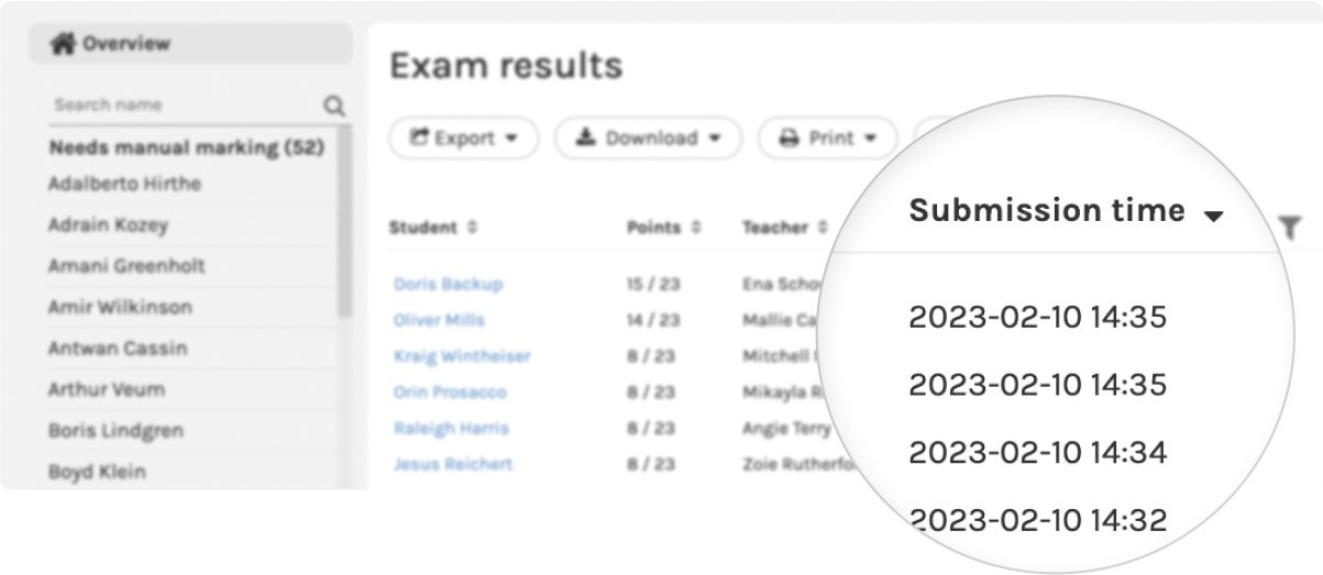 What's new on the Exam.net platform in February - Exam.net
